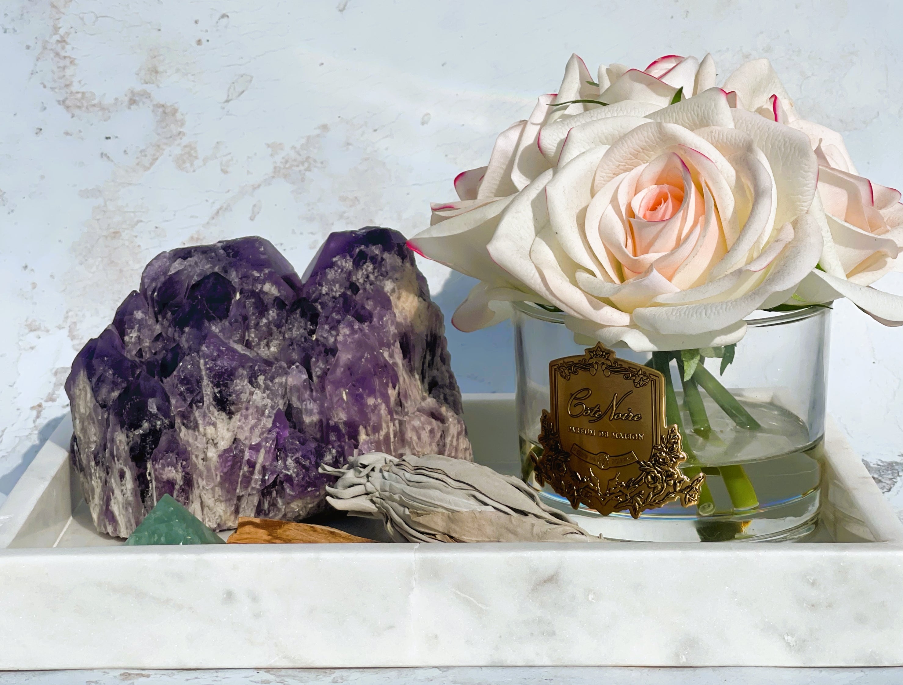 Amethyst Elestial Freeform Cluster - IND108 – Crystal Nation Australia